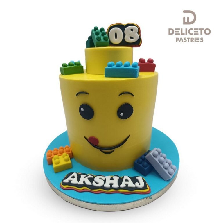 Lego Themed Cake - Deliceto Pastries Bangalore